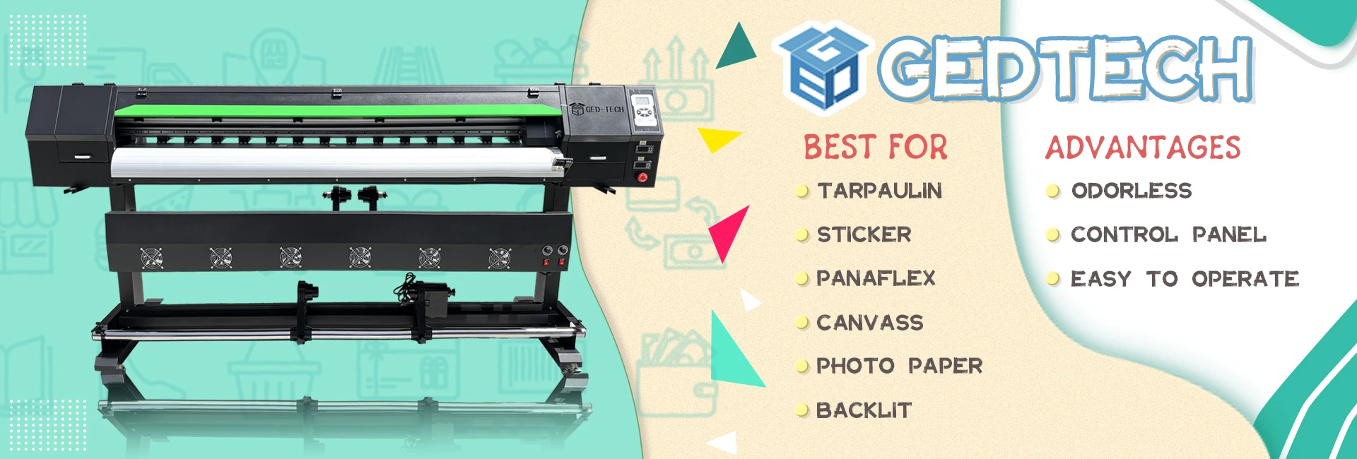 Gedtech 6ft Sublimation Printer Single I3200 Xc90 Plotter 1.8m Xp600 ...