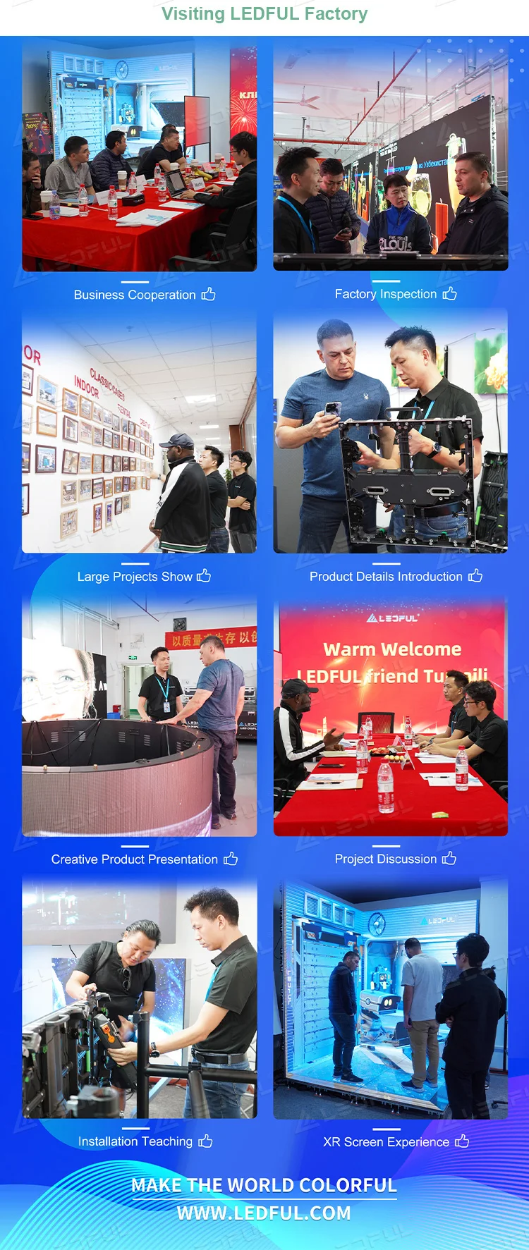 4K 8K Film Production Vfx Xr Indoor TV Studio Stage 500*500mm LED ...