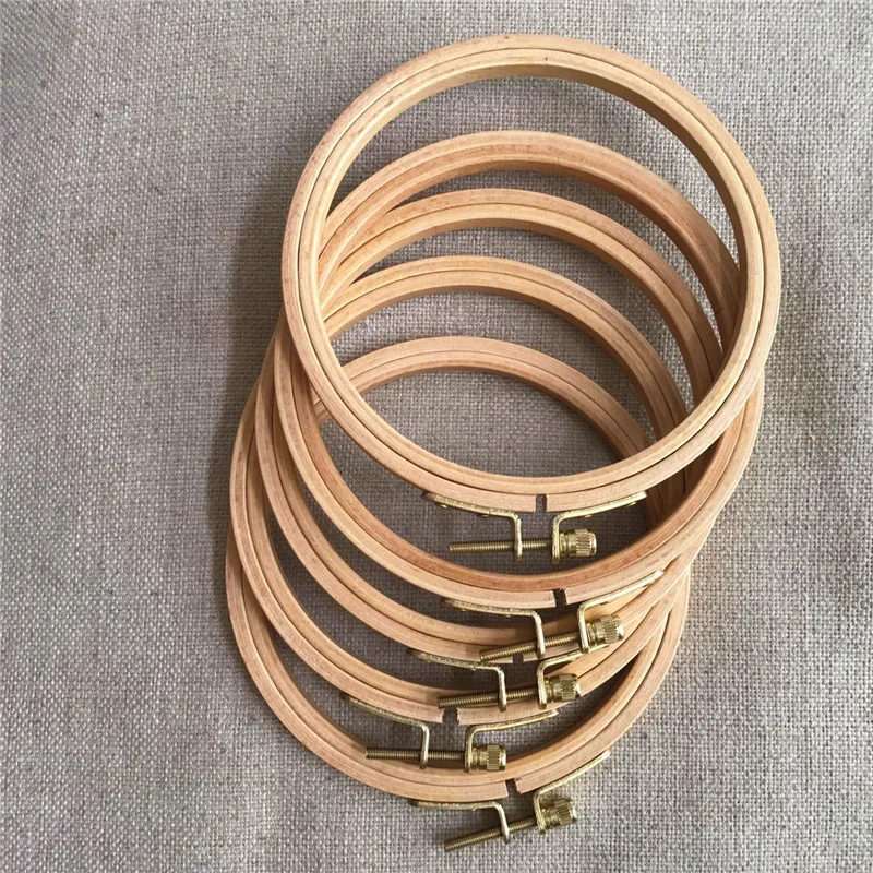 12.5cm Beechwood Embroidery Hoop Frame 4.92 Inch Wooden Round Hoops ...