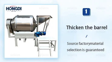 Stainless Steel Rotary Drum Mixer - Efficient Powder Blender