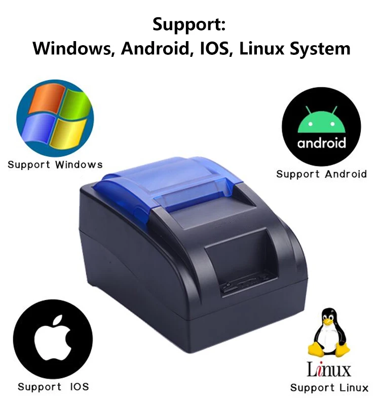 Cheap Price 58mm Portable Mini Printer Thermal Receipt Printer For All ...