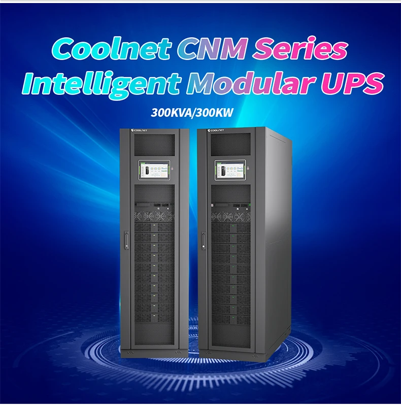 Three Phase Rack-mounted Modular UPS Power System 20kva 60kva 90kva ...