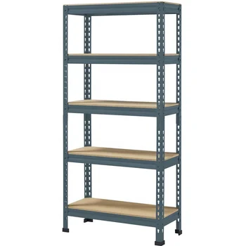 Metal Steel Shelves Storage Racks Shelving Unit Heavy Duty 175 Kg Store ...
