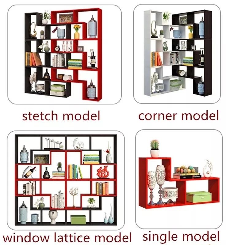 Modern Wood MDF Bookshelf - Adjustable & Stylish Storage