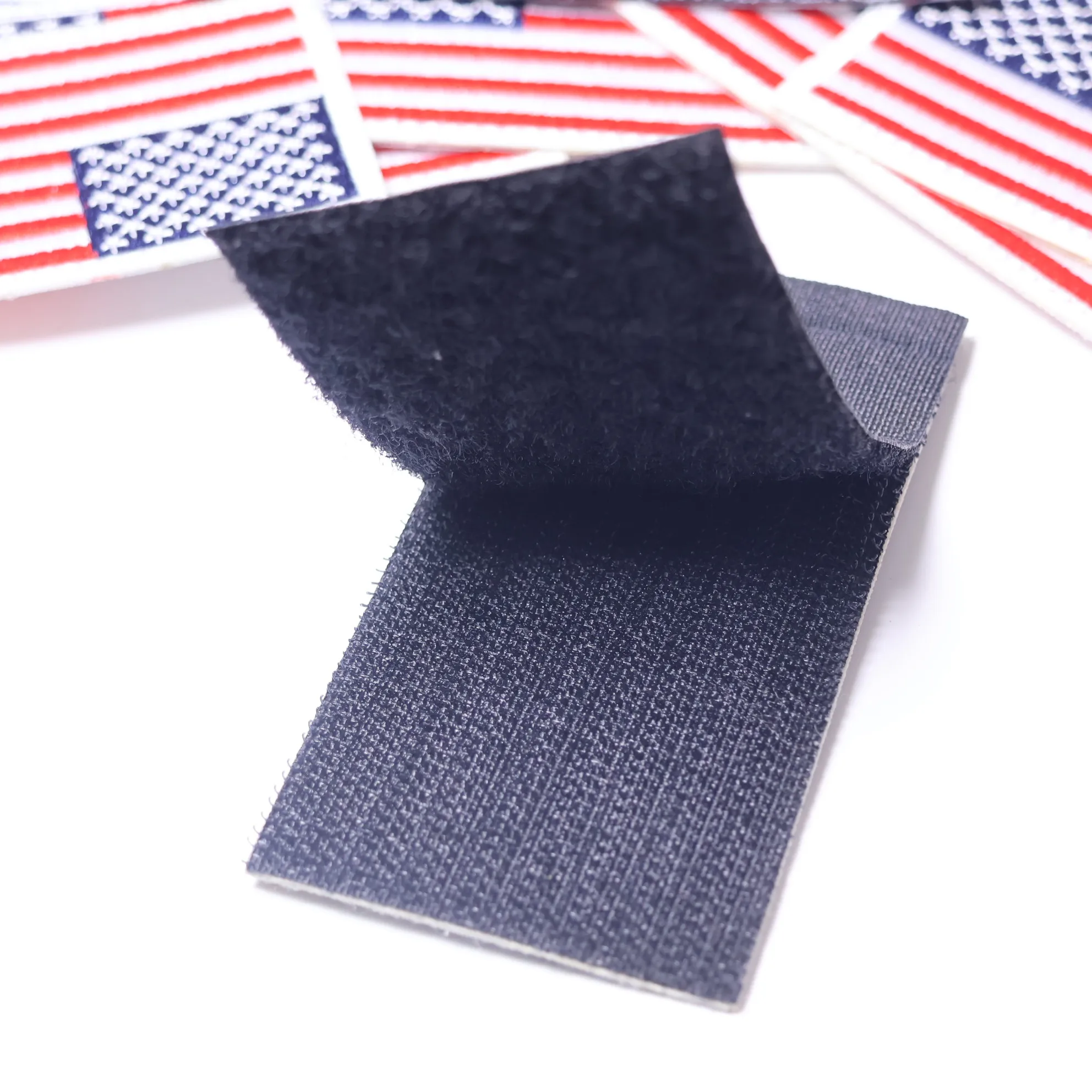 Custom Embroidered Border Iron-on and Velcro National Flag Embroidery ...