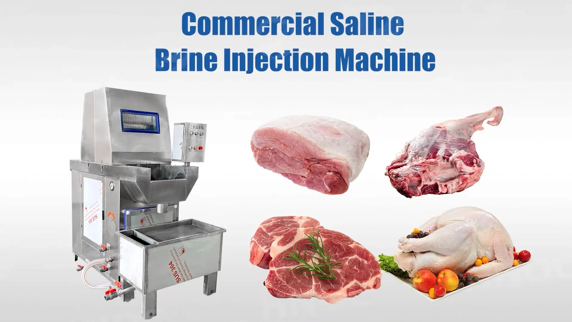 Ocean Marinade Injector Needle Saline Salt Syringe Machine Meat Brine ...