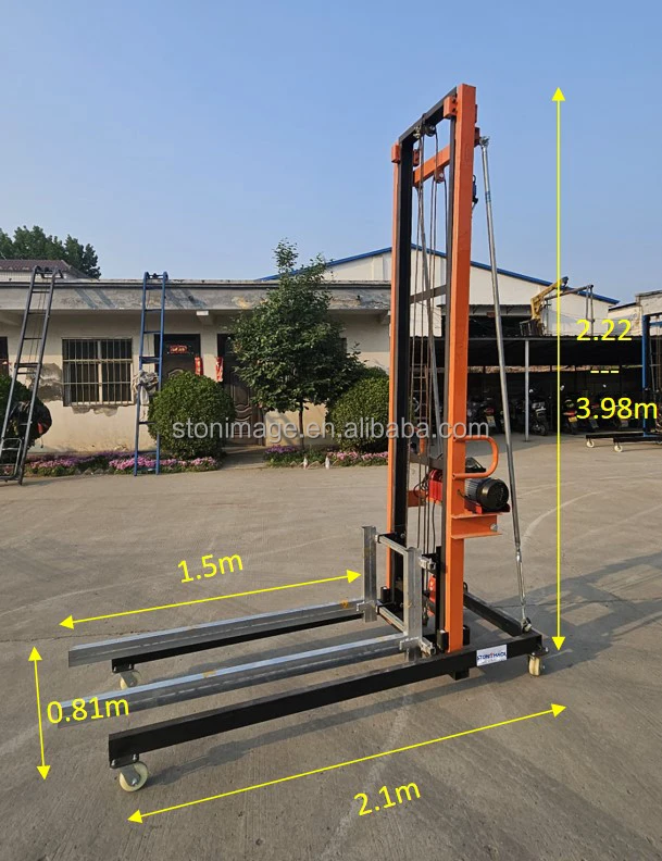 Manual Portable Duct Scaffolding Building Lifter - 1 Year Warranty