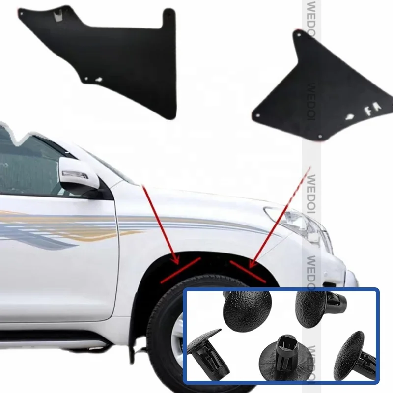 Factory Wholesale Flaps Splash Guards For Toyota 4 Pcs Fender Liner ...