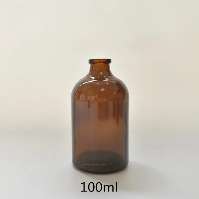 Pharmaceutical Injection Glass Vials - 100ml Bottle