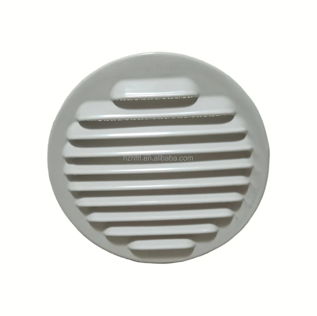 Round Aluminum Exterior Louvers with Insect Screen Louvers Air Outlet ...
