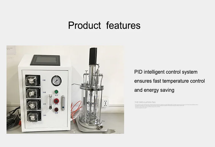 Small Laboratory Benchtop Bioreactor Fermenter 1l-20l