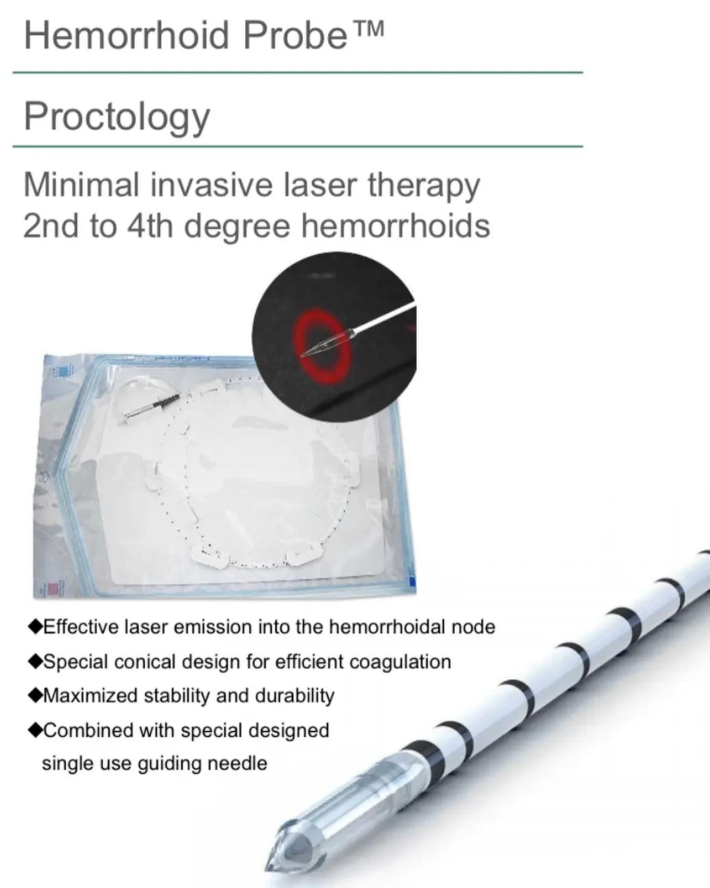 Minimally Invasive Surgery Anal Fistula Hemorrhoids SMA905 Fiber Laser ...