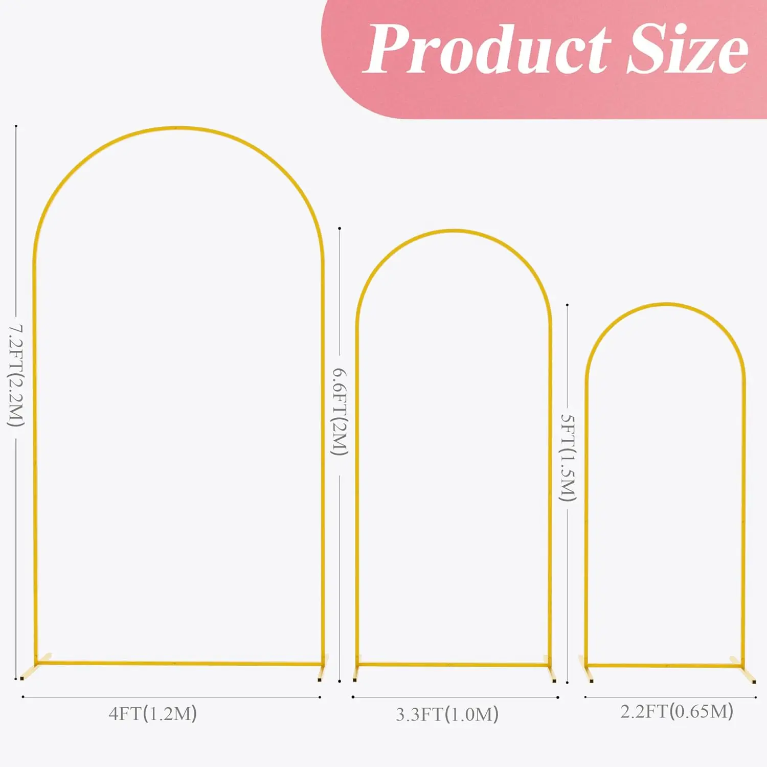 Metal Wedding Backdrop Stands - Elegant & Durable Decor