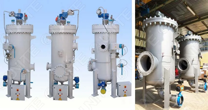 Asme Industrial Self-cleaning Water Filter Scrap Cleaning Mechanism ...