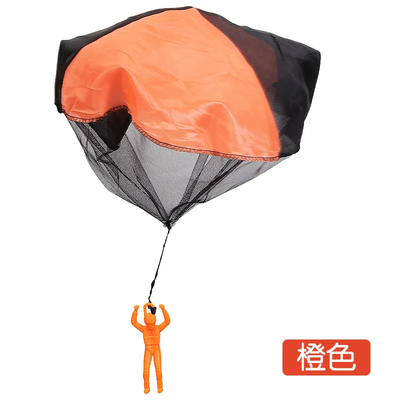 Hand Throwing Parachute Game Kids Playing Soldier Parachute ...
