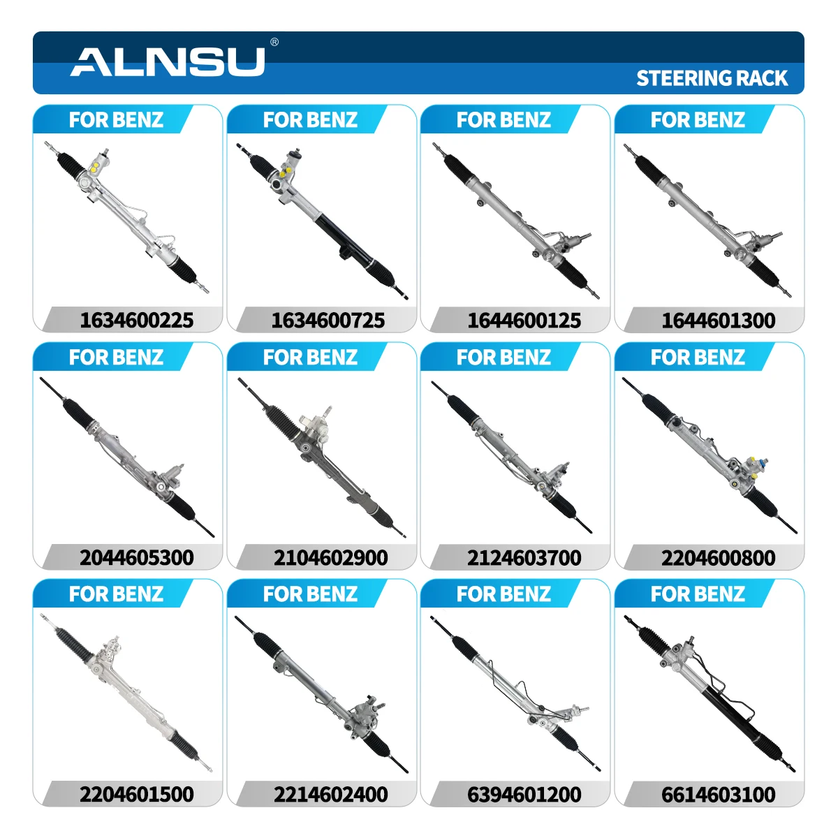 ALNSU POWER Steering Rack for Mercedes-Benz W211 E230 E350 E200 ...