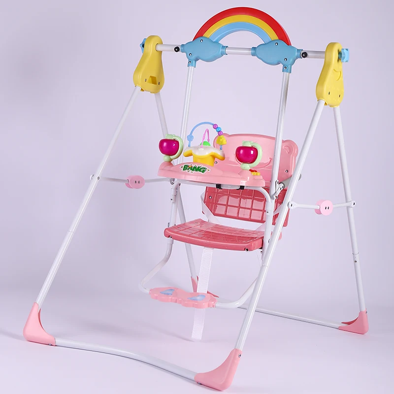 Multi-function Baby Swing Toy Chair with Toys and Music