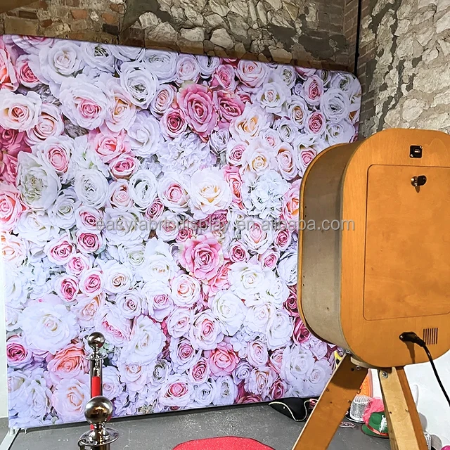 Alibaba.com: Customized tension fabric background, flower wall green ...