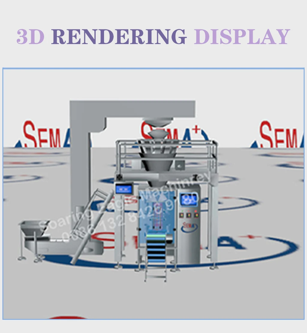 Vertical Packaging Machine Snack Potato Chip Packaging Machine - Buy ...