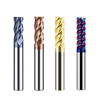 Azzkor 4f Solid Carbide Endmill Cnc Milling Cutter Router Bits For ...