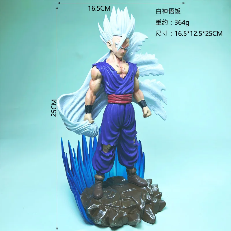 Goku Ultra Instinct Silver Hair Super Saiyan Goku Migatte No Gokui Pvc ...