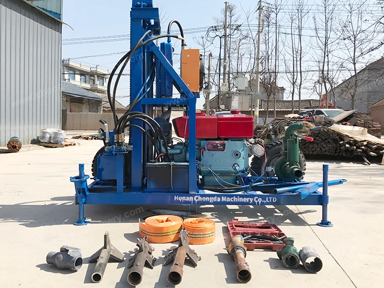 150m Shallow Water Well Drilling Machine/portable Drilling Rig For ...