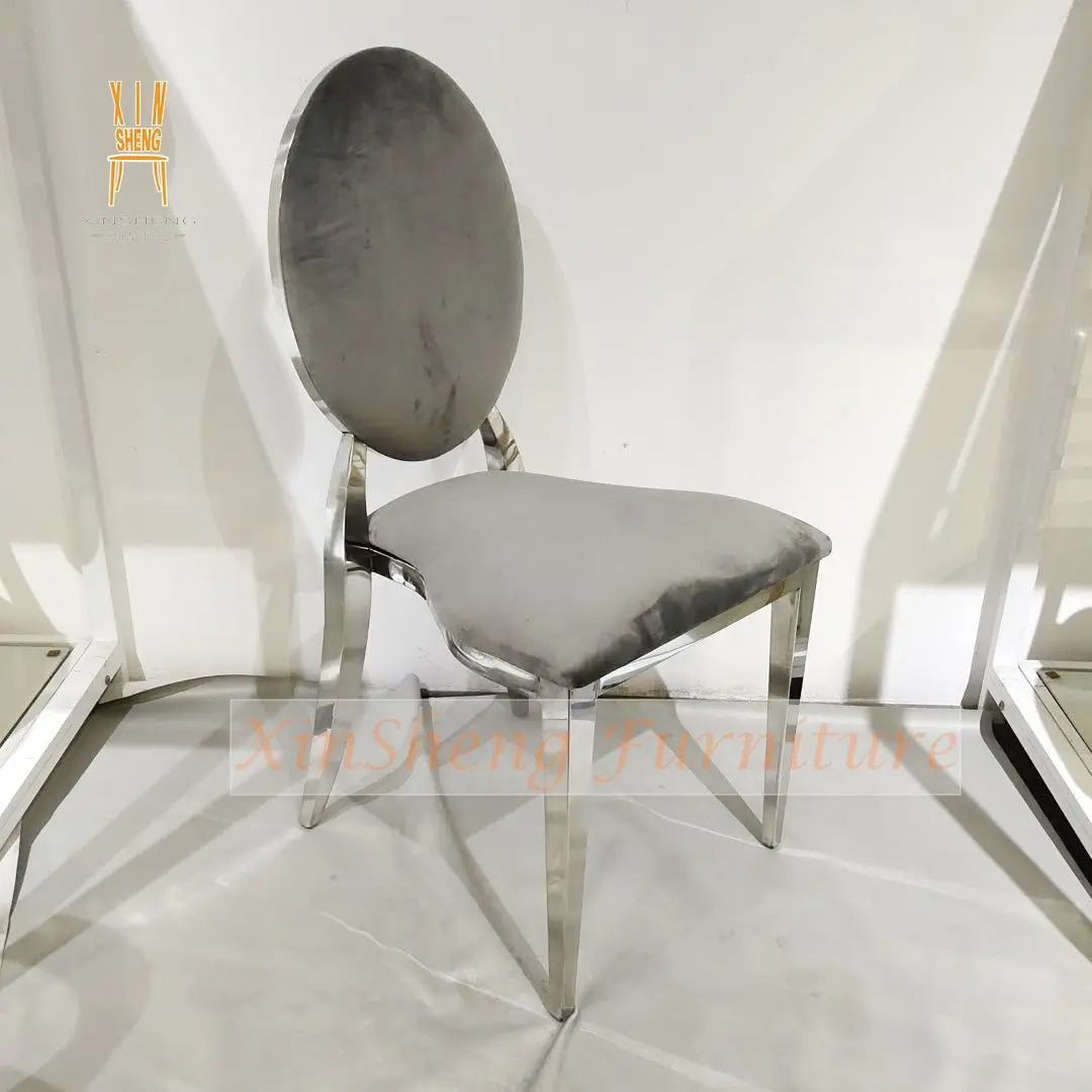 Luxury Event Round Back Design Gold Party Stainless Steel Hotel Wedding ...
