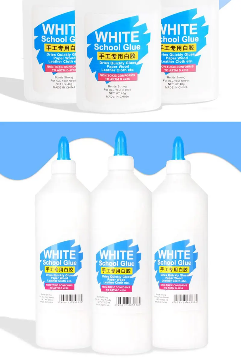40ML High Quality Paper Craft White Glue for Kids School Students