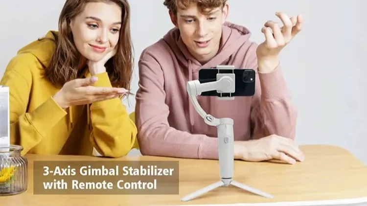 Motorized Gimbal Stabilizer Ai Smart Phone Holder Automatic Auto C Face ...