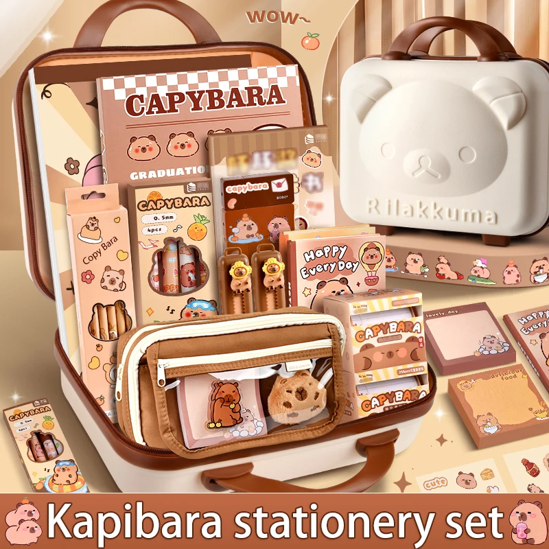 Cute Capybara Kids Stationery Gift Set in Nice Gift Box - ODM