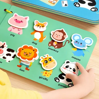 Custom Printed Books Magic Sticker Learning Books Kids Educational ...