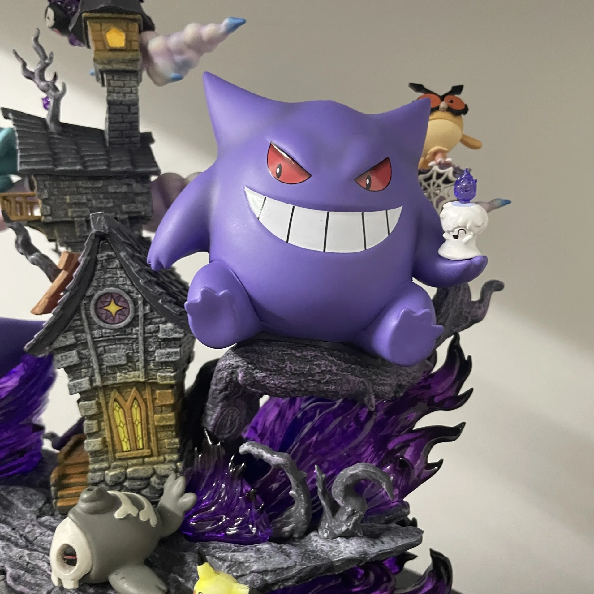 Pokemoned Figure Ghost Type GK Figure Set with Diorama Base