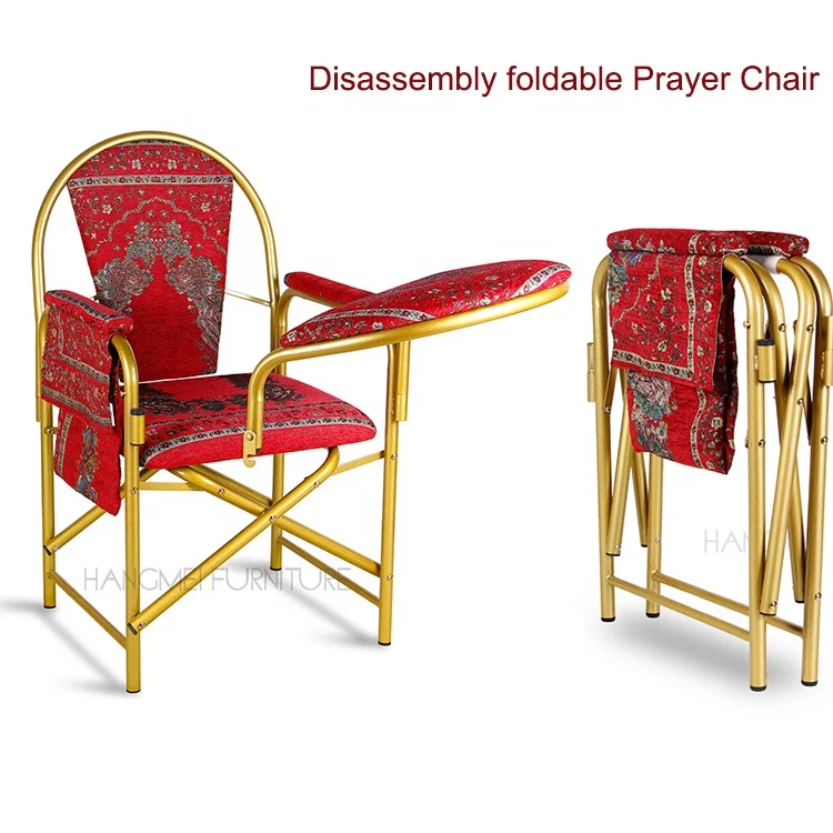 Wholesale Metal Church Worship Muslim Prayer Folding Chair