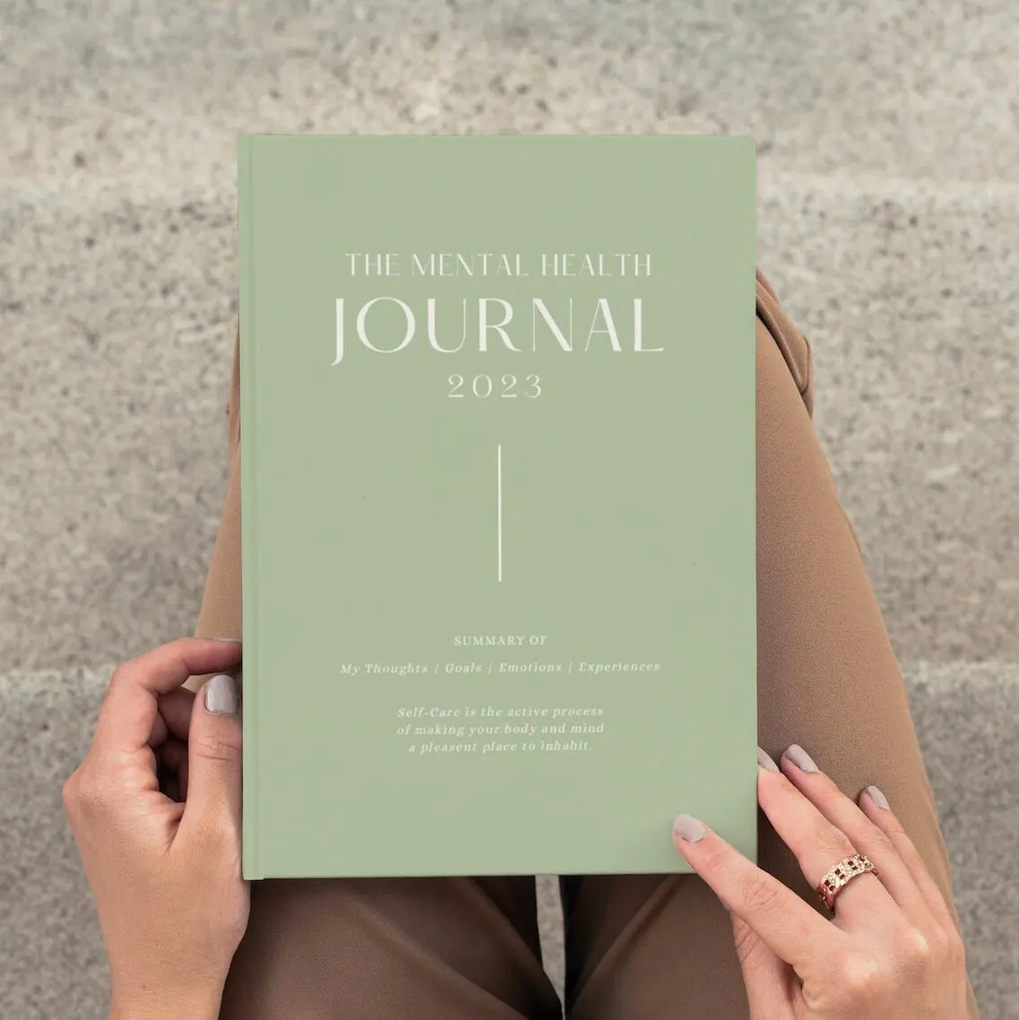 Labon Mood Journal Custom Mental Health Journal Hardcover Diary Self ...