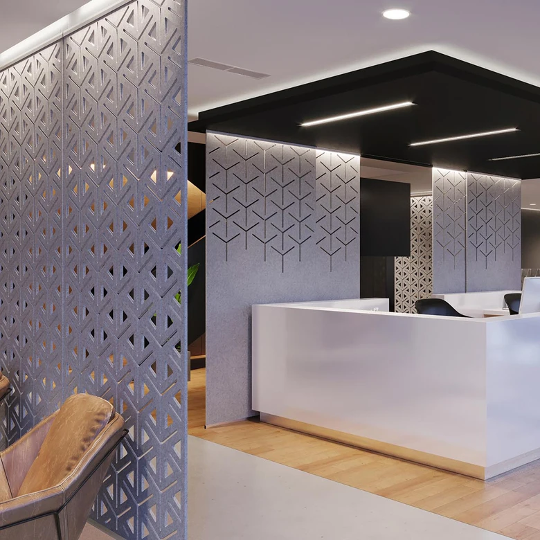 Custom Beautiful Design Aluminum Partition Fence Boards for Office ...