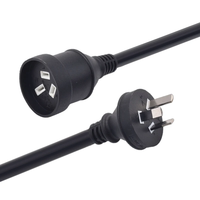 Australia Saa Power Cable Plug Socket 10a Specification 3-core 3-socket ...