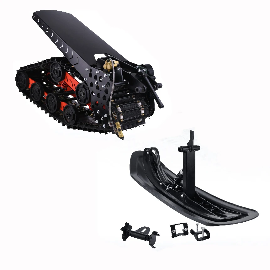 New Pit Bike Dirt Bike Sled Ski & Rear Wheel Tracks for Go Karts, UTVs ...