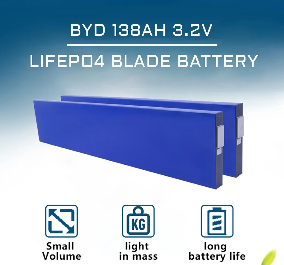 High Quality 138AH LiFePO4 Battery Pack BYD LFP Blade Batteries Lithium ...