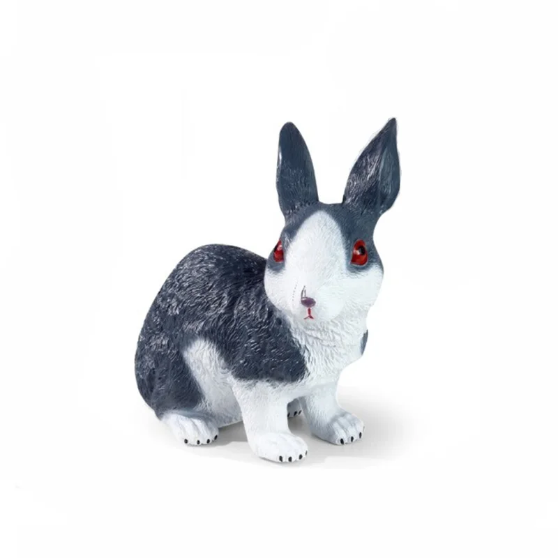 Farm Animal Series Mini Plastic Toy Rabbit Model - Buy Plastic Animal ...