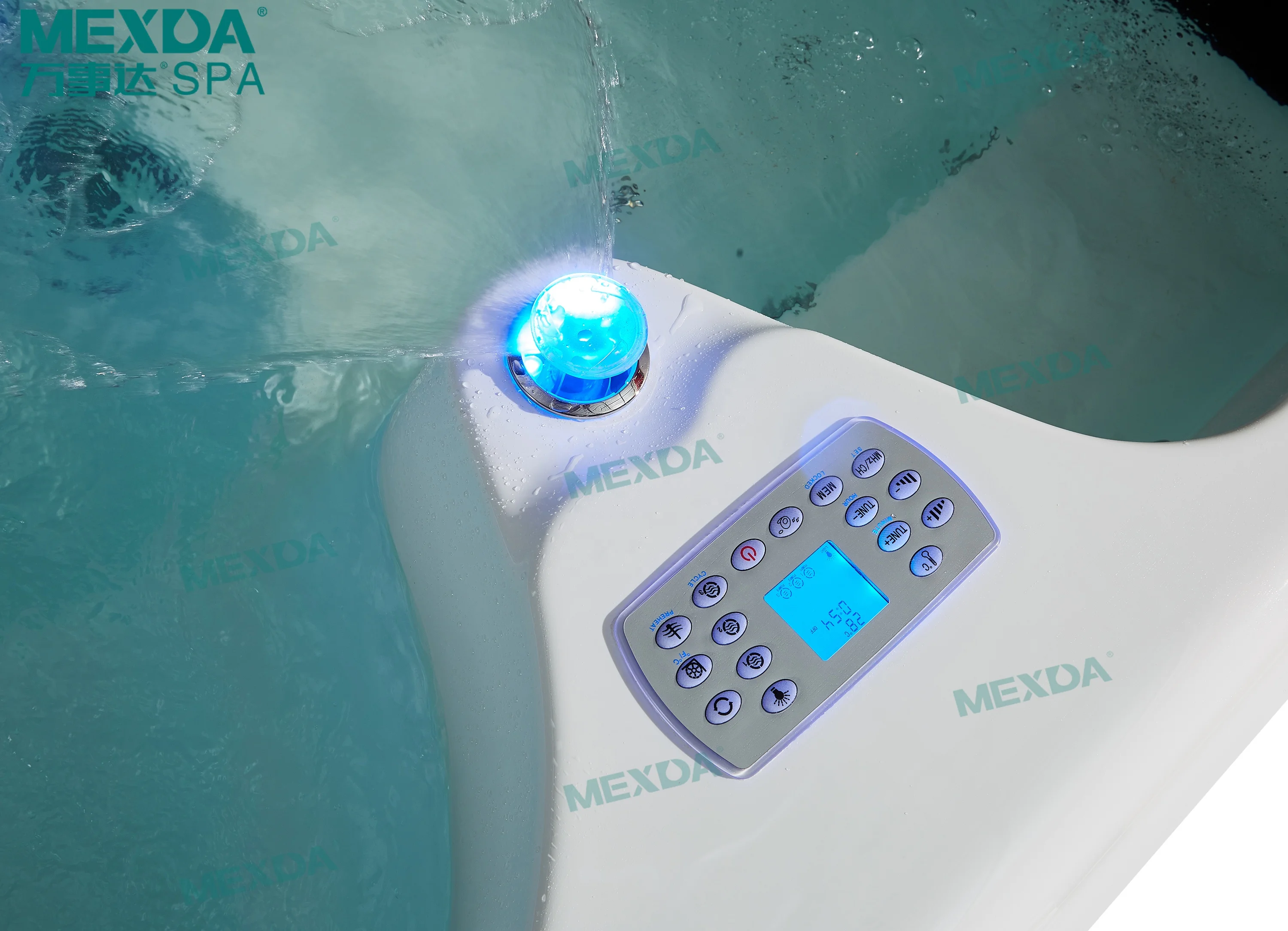 8 Persons Massage Outdoor Swim Spa with Pop-up TV WS-S04X