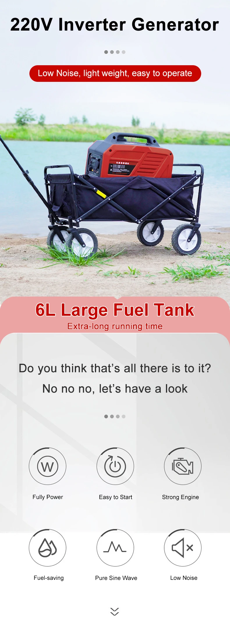 Cheap 220V 2kW 3kW Power Mini Petrol Generators for Home Use / Small ...