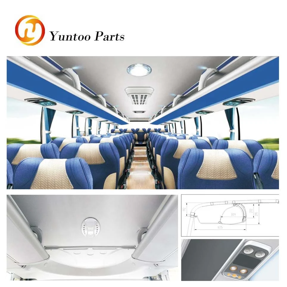 Bus Interior Trim with PU+PVC Leather for 10-12m Coach Bus ...