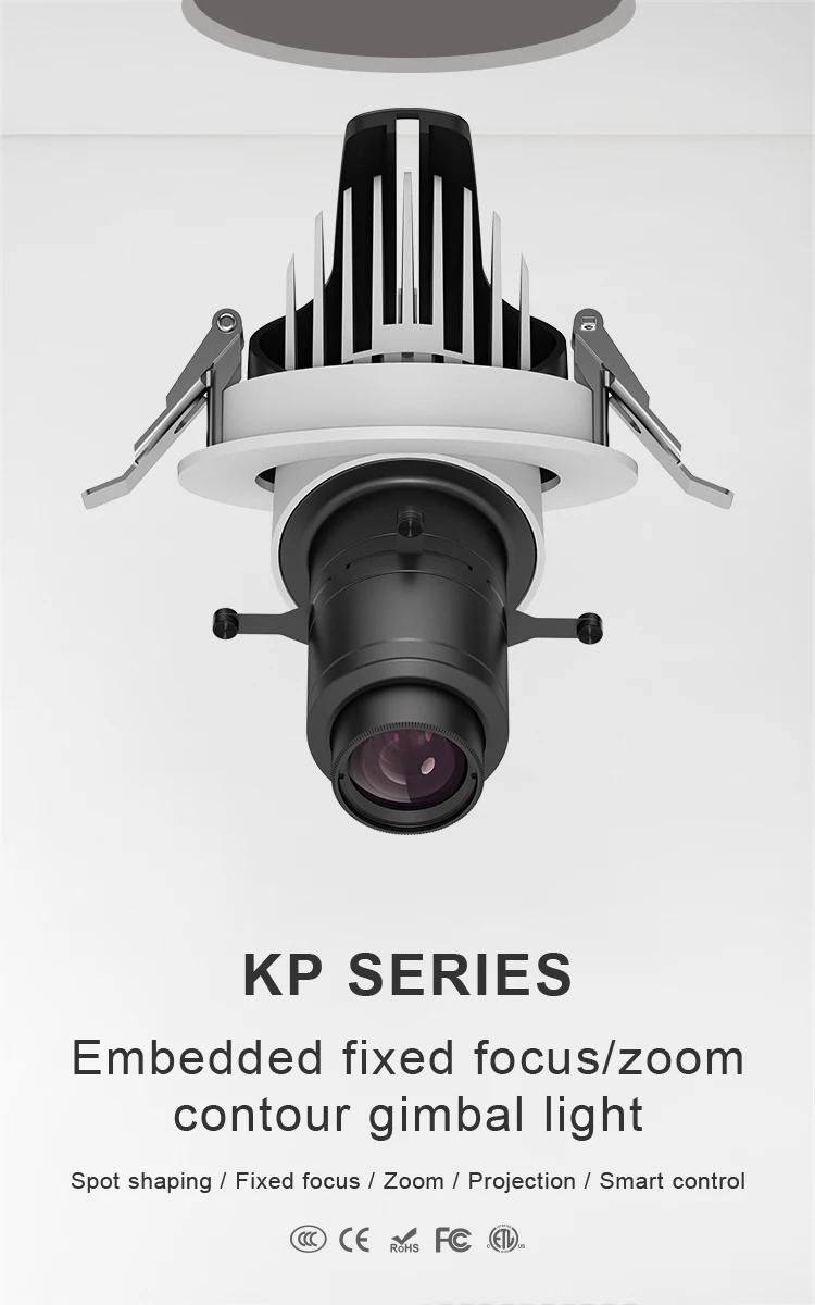 360 Gimbal Swing LED Spotlight - Perfect for Gallery Lighting