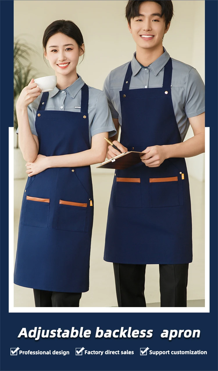 Custom Waiter Uniform Design Wear-Resistant Tool Reusable Restaurant ...