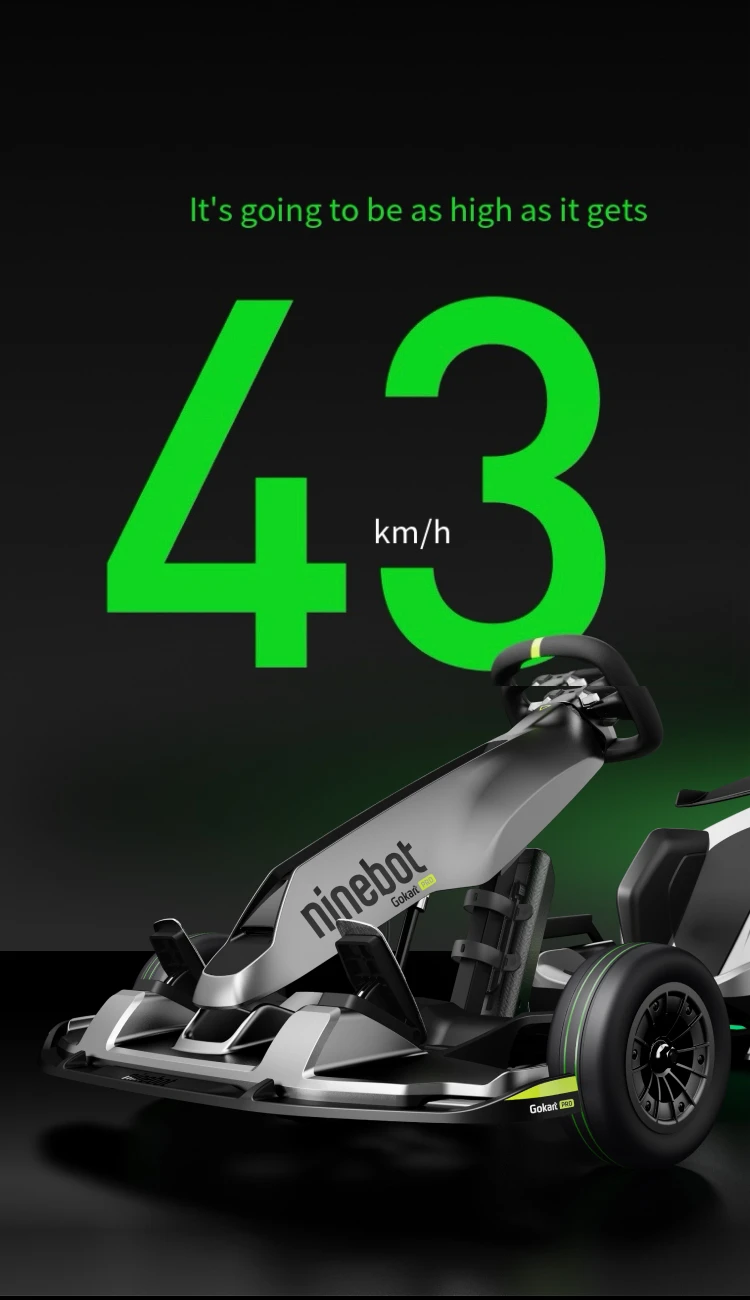Electric Racing Go Kart for Adults & Kids - Segway Ninebot Gokart Pro 2
