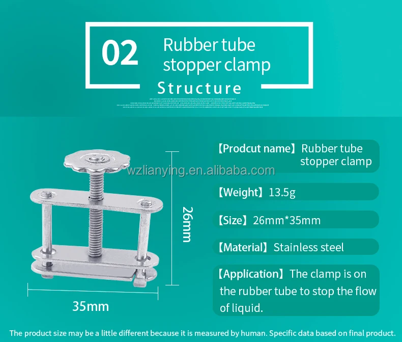 Adjustable Rotary Lab Rubber Tube Stopper Clamp - Buy Hoffman Tubing ...