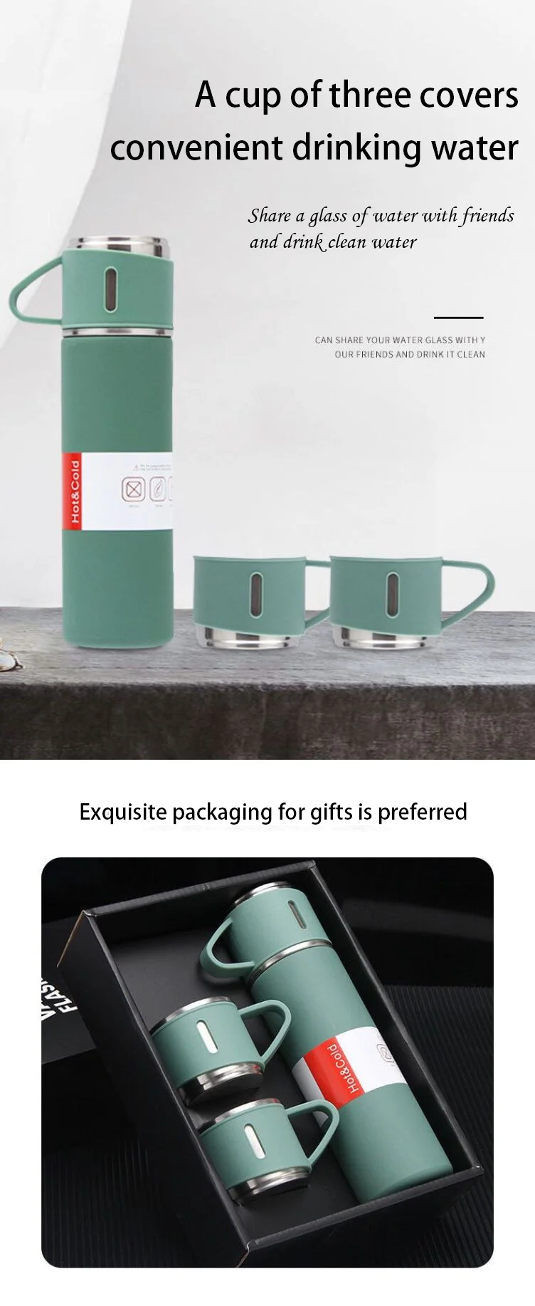 Business 500ml Gift Box Set Portable Business Cup Stainless Steel ...