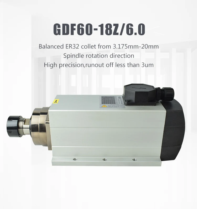 Cnc Router Spindle HQD 6KW CNC Router Multi-spindle Drilling Machine ...