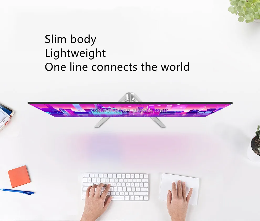 High Quality Core I7 Aio Pc 24'' Monoblock Computer 16gb 8gb All In One ...