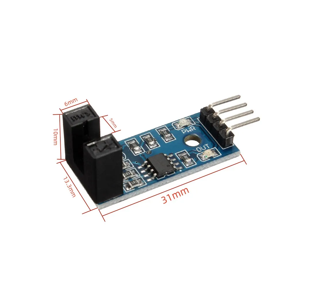 4-pin Infrared Speed Sensor Module For 51/avr/pic 3.3v-5v Concave ...